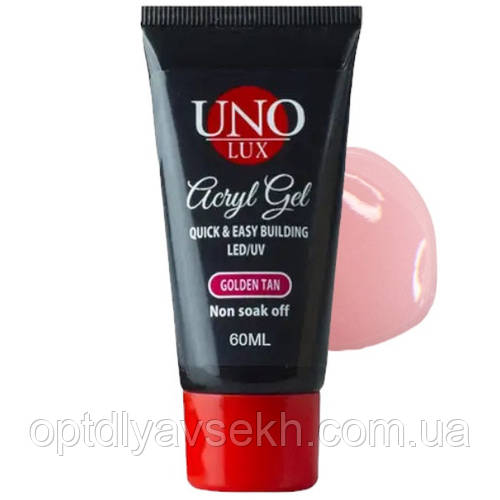 Полигель (акригель) 60 мл. для наращивания и укрепления ногтей Golden tan (ID#1428352372), цена ...