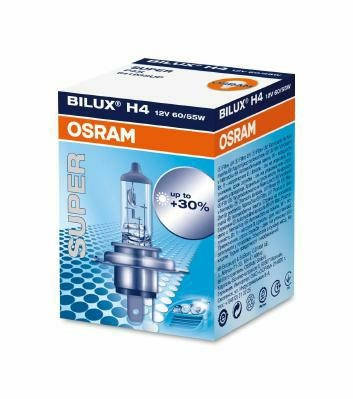 Автомобильная лампа Osram Super+30% H4 12V 60/55W цоколь P43T галоген ...