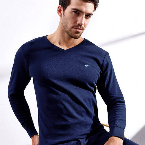 Термобілизна чоловіча Septwolves 8814 Blue (XL) однотонна осінньо з ...