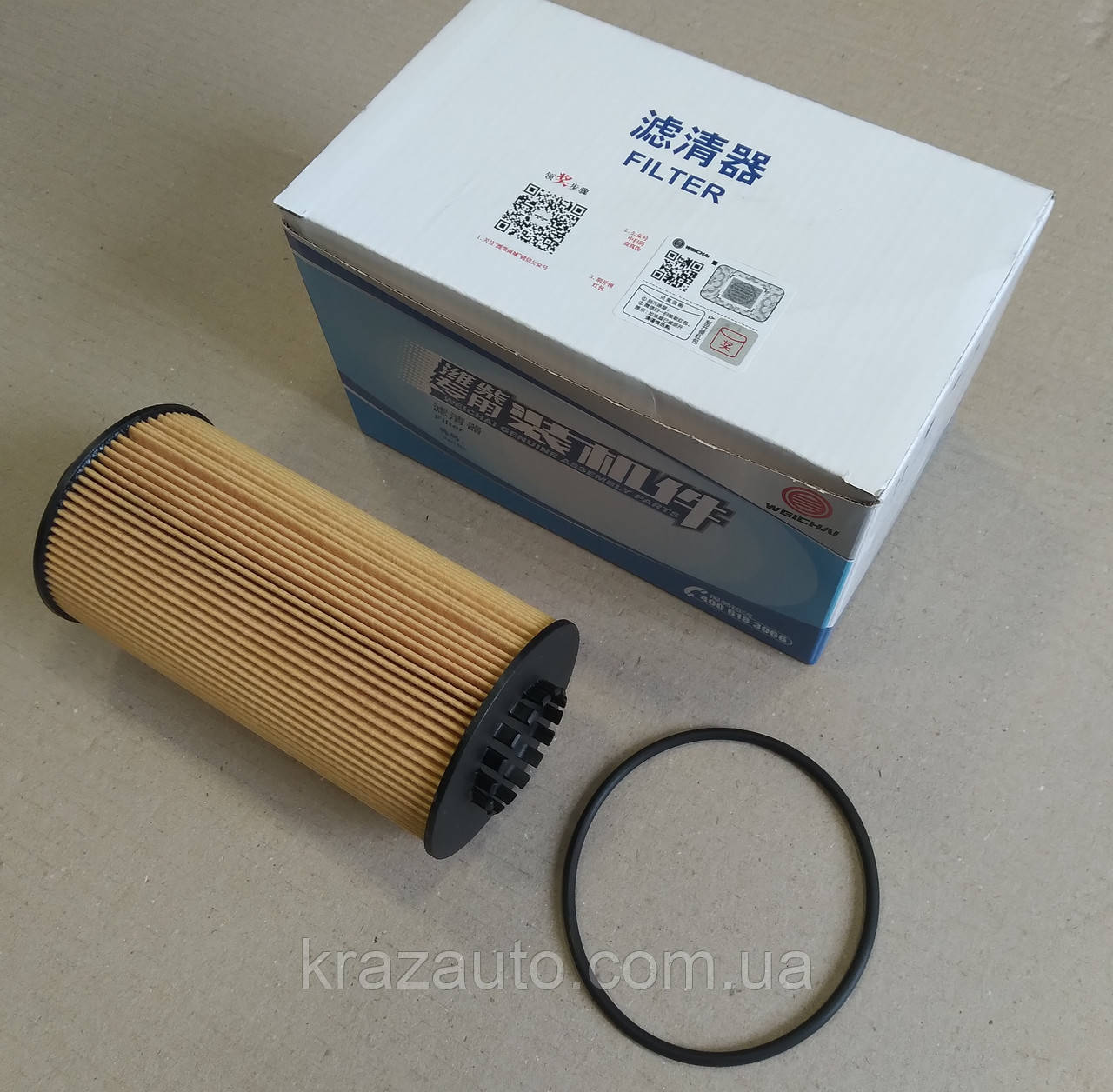 Фильтр масляный двигателя WEICHAI (WEICHAI) 1000491060 (ID#1703326076 ...