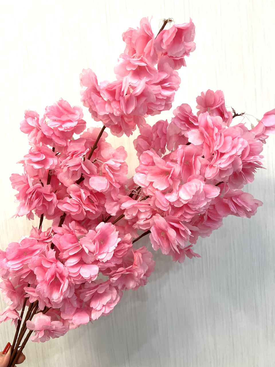 Гілка штучної сакури . Сакура декоративна ( рожева 1 метр ) (ID ...