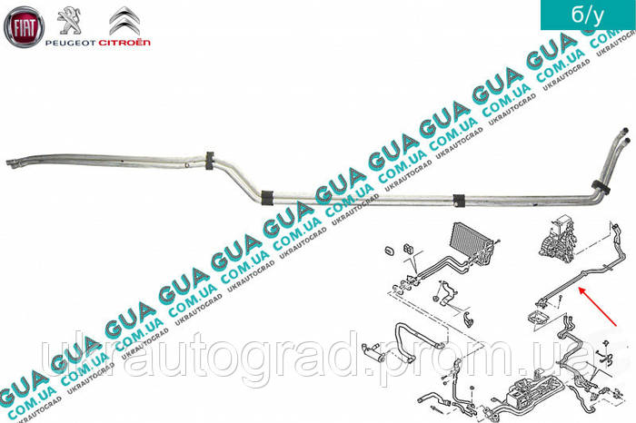 Патрубок / трубка отопителя печки ( Вебасто / Webasto ) 1400960980 ...