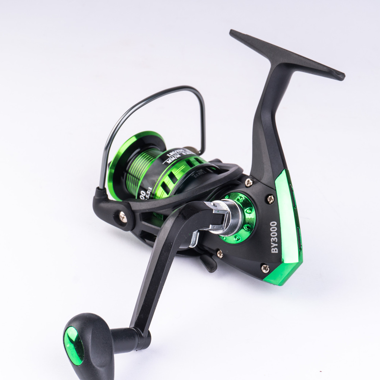 Купить Спиннинговая катушка Boya By BY - 1000 (6+1bb) цвет зелёный, цена 500 ₴ — Prom.ua (ID ...