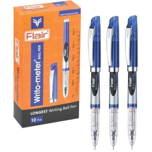 Купити Ручка Flair Writo-meter 10км. синя, ціна 25 ₴ - Prom.ua (ID ...