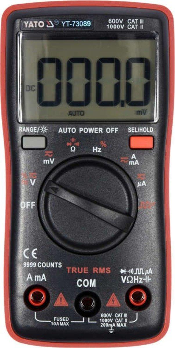 Купити Мультиметр TRUE RMS електричних параметрів YATO з LCD-цифровим ...