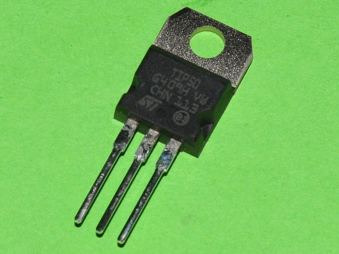 TIP50 Transistor: bipolar, NPN; 400V; 1A; 40W; TO220 (ID#1703794996 ...