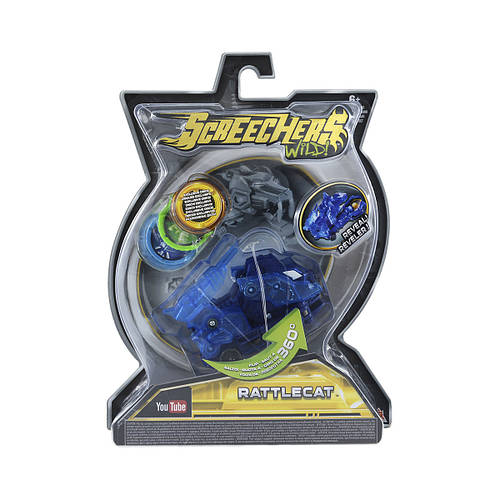 Дикий Скричер Реттлкэт (Screechers Wild Rattlecat) Синяя пума, цена ...