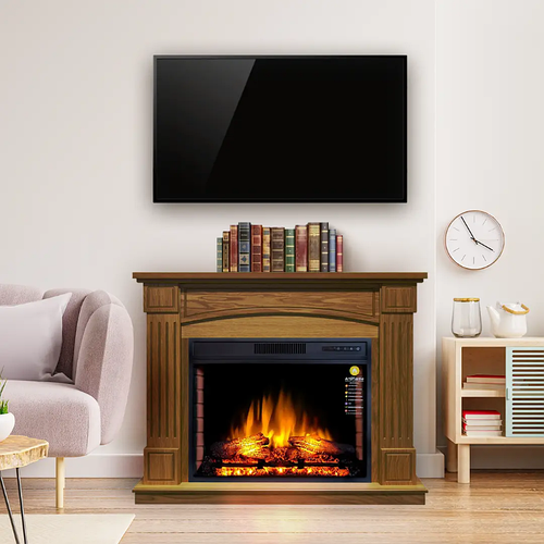 Купить Каминокомплект ArtiFlame Boston AF28S Дуб Антик (со звуком) 3D ...