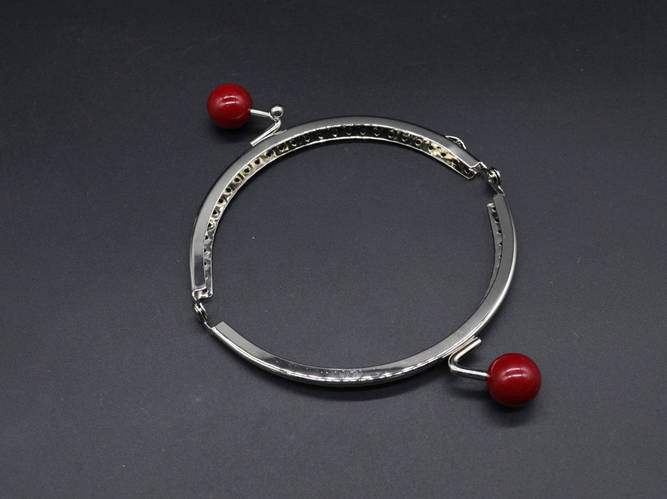 Купить Фермуар для сумок. Цвет "серебро". 10.5см Пришивний, цена 84.96 ...