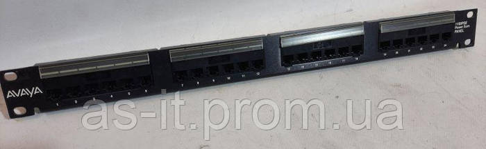 БУ Патч-панель 24 порти, 1U Avaya, Cat.5e, UTP (1100PSE) (ID#1706387399 ...