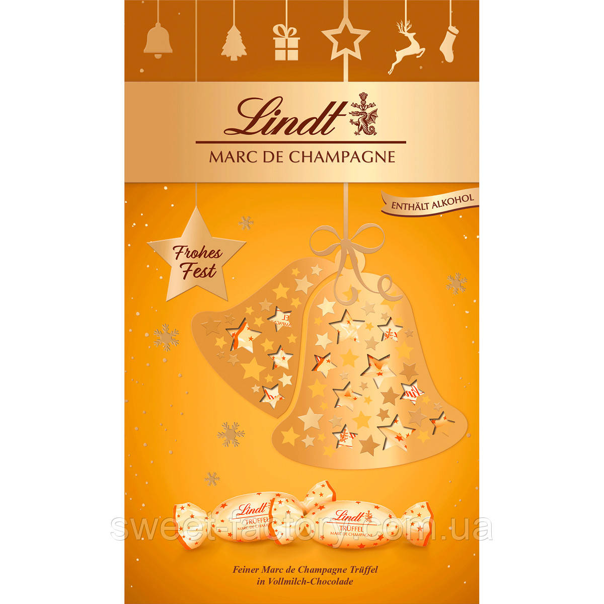 Цукерки Lindt Lindor Milch 1kg. Шоколадні цукерки від "Sweet Factory ...