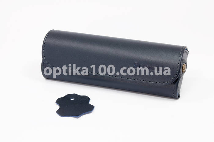 Кожаный футляр для очков. Тёмно-синий. Натуральная кожа (ID#588101835 ...