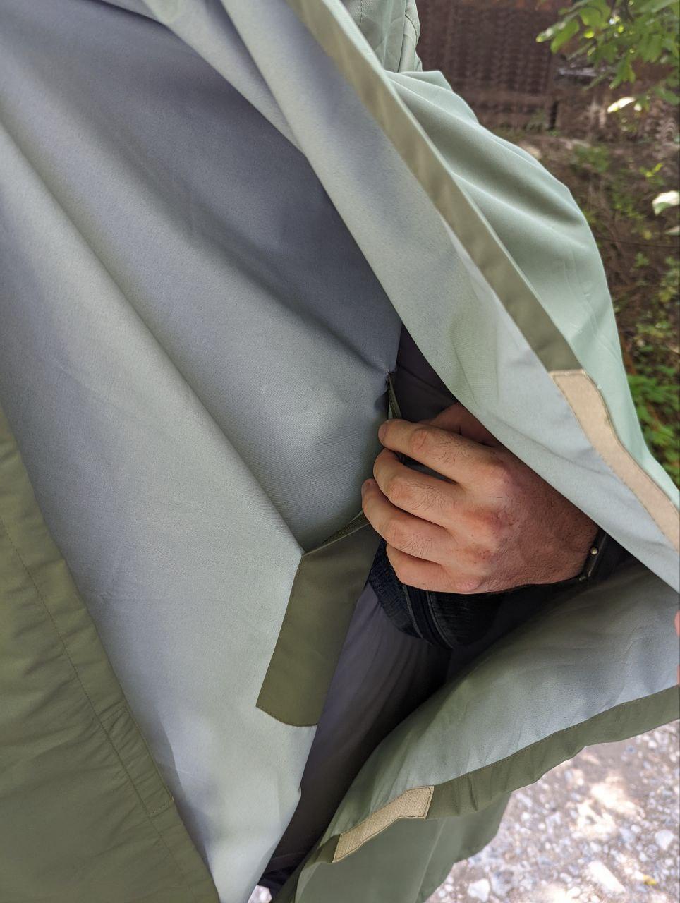 Купити Військовий плащ дощовик з капюшоном ЗСУ солдатський компактний похідний армійський пончо