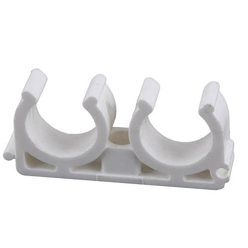 Крепление двойное Kalde PPR 20 (белый) 29051 (ID#1706994086), цена: 6 ...