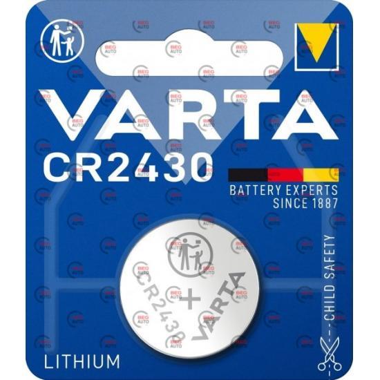 Батарейка 'таблетка' Литиевая 3.0V CR2430 Блист. Varta — Купить ...