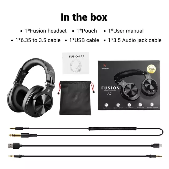 Наушники Oneodio Fusion A70 bluetooth Черный (ID#1707687082), цена ...