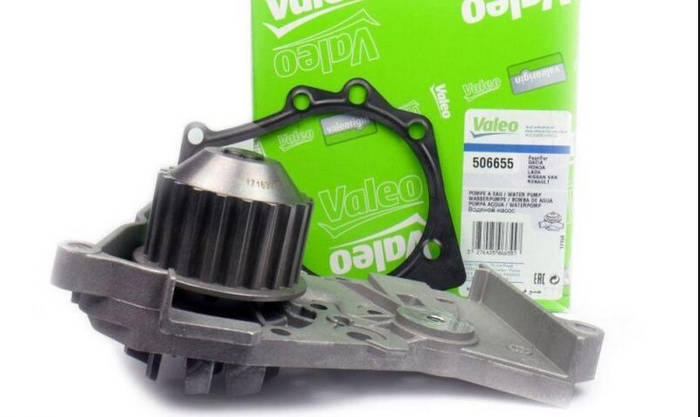 Купить Водяной насос Renault Logan 1.4/1.6 09/11- Valeo 506655, цена 1342 ₴ — Prom.ua (ID#895165582)