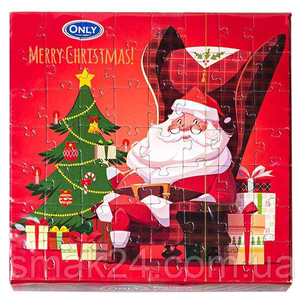 Конфеты из молочного шоколада с молочной начинкой + пазлы Only Merry ...