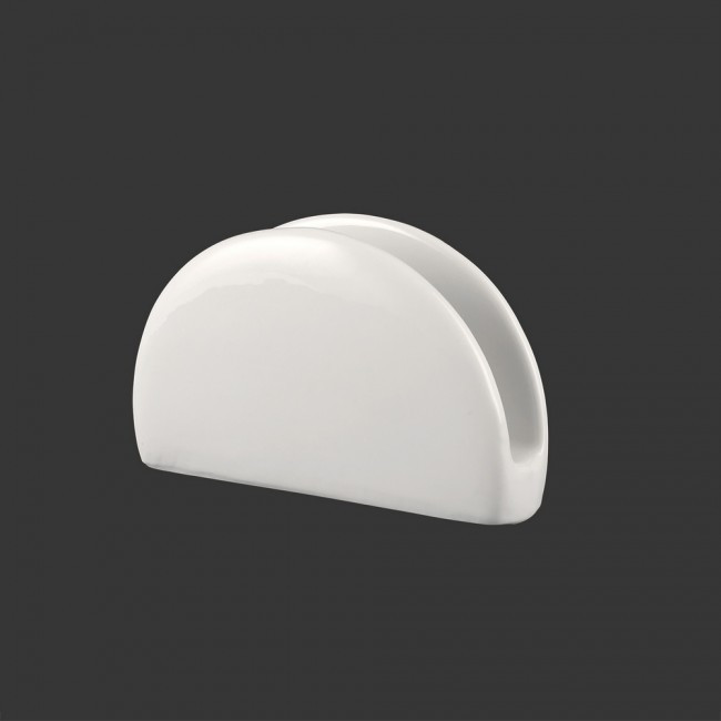 Серветниця біла порцелянова напівкруг Helios Extra White 5 120 мм W269 продаж ціна у