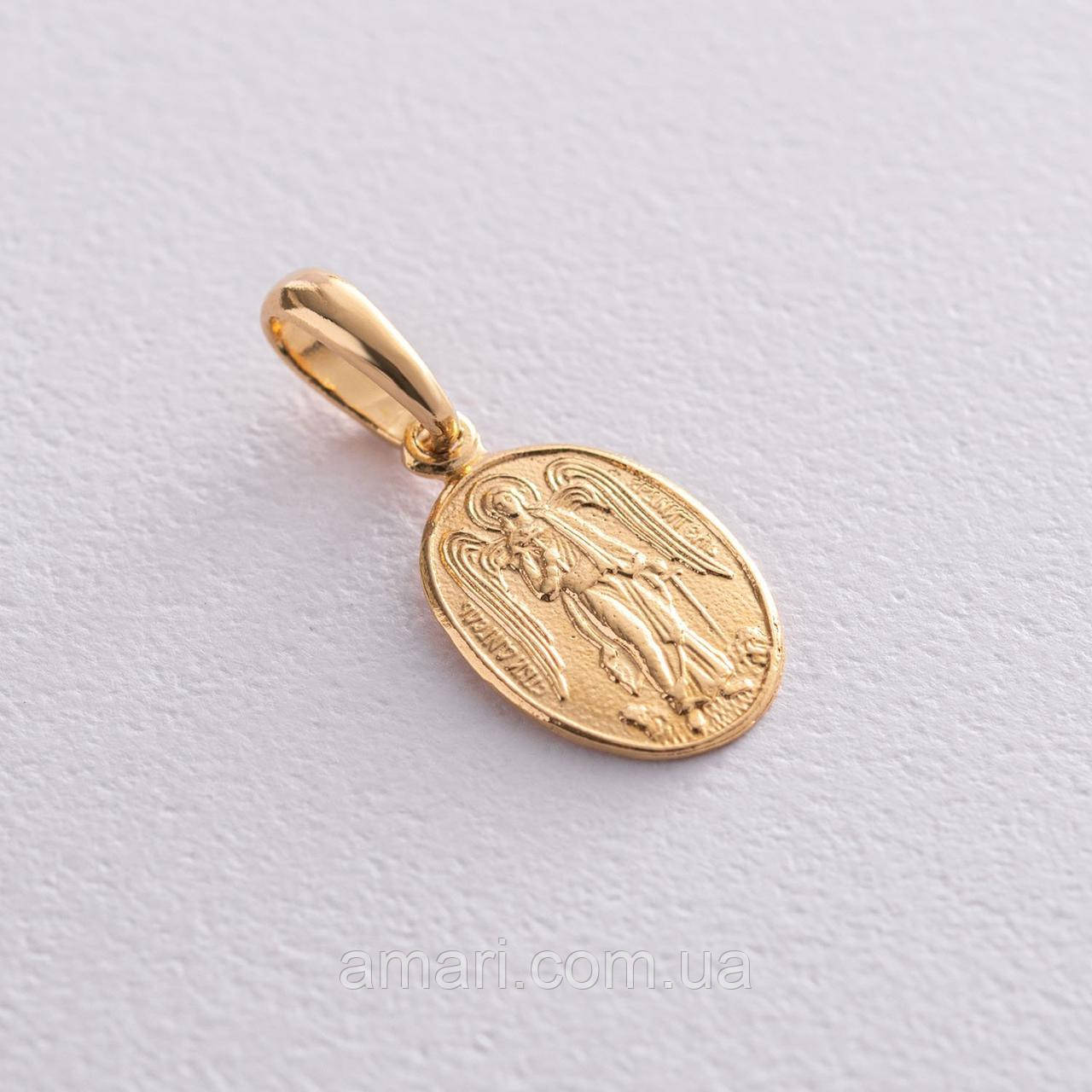 Серебряная ладанка "Ангел Хранитель" с позолотой 131810 (ID#1708201564 ...