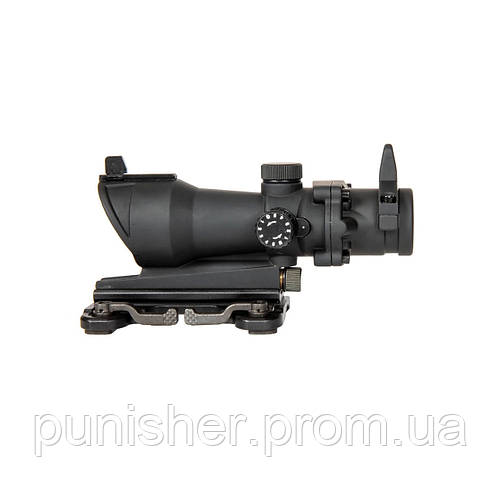 Приціл JJ Airsoft ACOG Style 4х32 Scope Replica with Lightning and QD ...