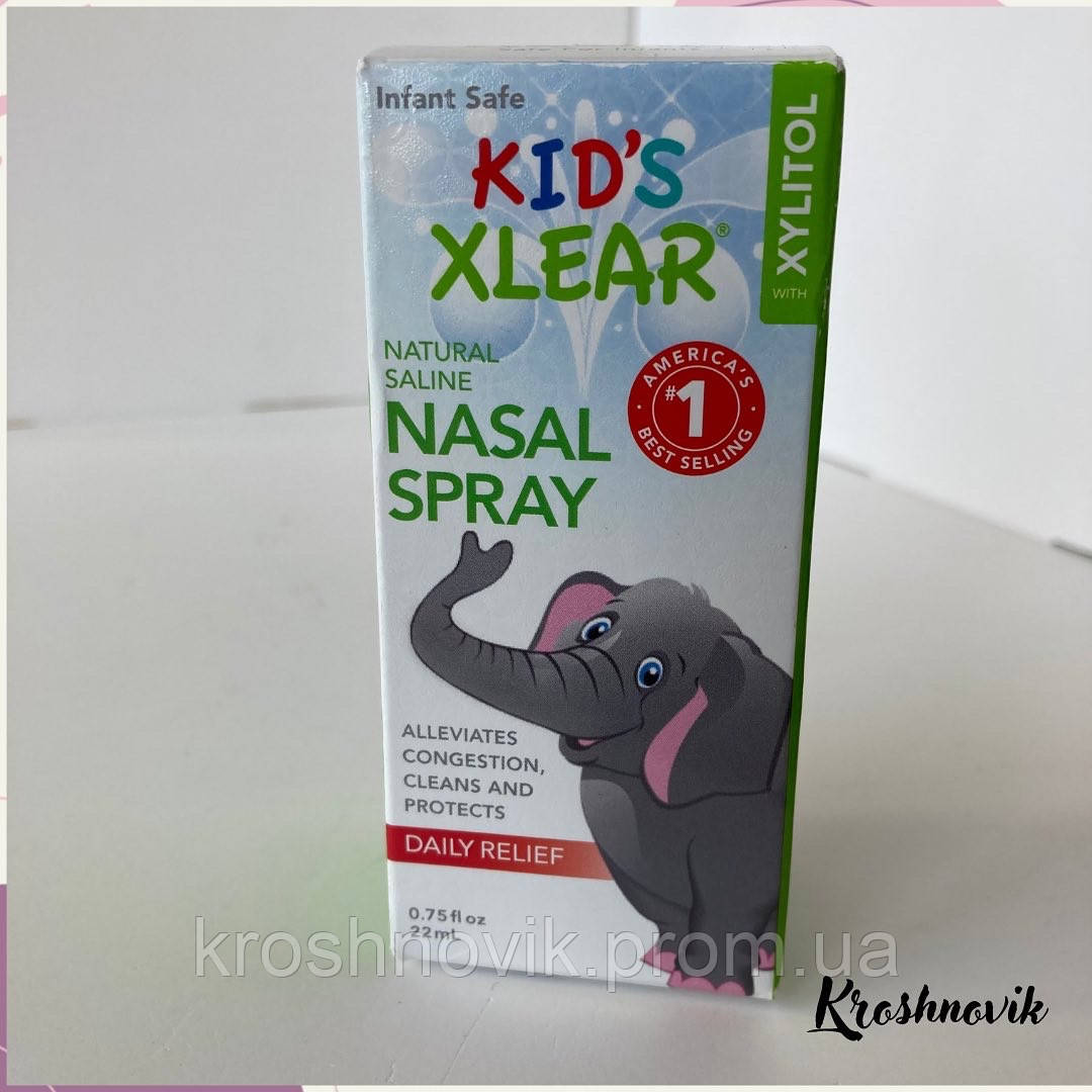 Купить Xlear Nasal spray kids Дитячий сольовий назальний спрей, 22 мл ...