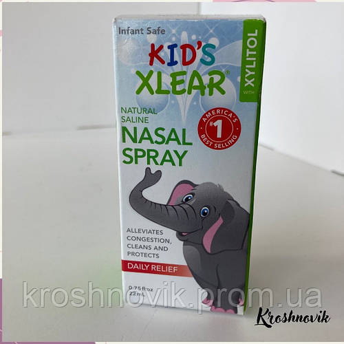 Купить Xlear Nasal spray kids Дитячий сольовий назальний спрей, 22 мл ...
