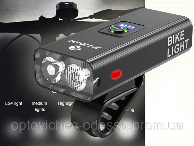 Велосипедный фонарь X-Tiger USB QD-0202, цена 1476 грн — Prom.ua (ID ...