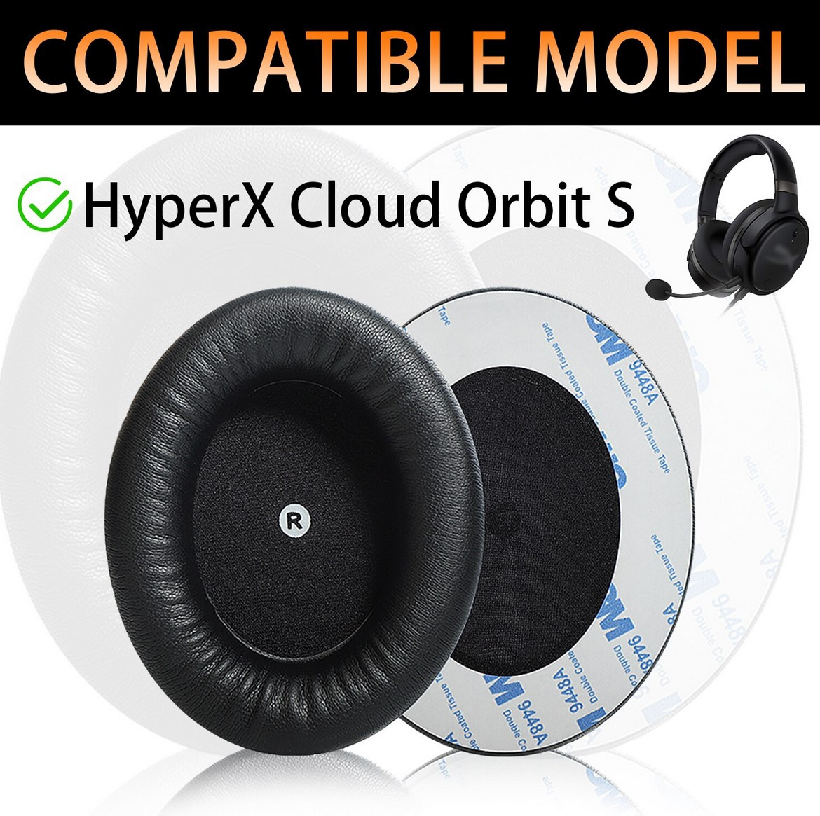 Амбушури HyperX Cloud Orbit S HyperX Cloud Orbit: продаж, ціна у Києві. Аудіо/відео продукція ...