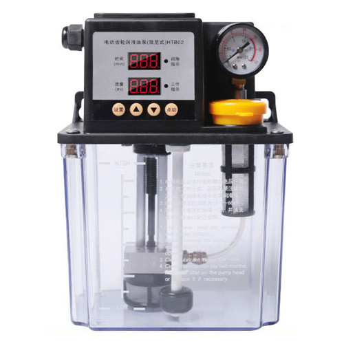 Масляной Насос Система Смазки 2л с Манометром для Станка ЧПУ HTB02 ...