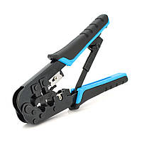 Купить Инструмент Merlion HT-568R с храповиком для обжимки RJ-45 (8P8C) и RJ-12/11 (6P6C), 4P/6P ...