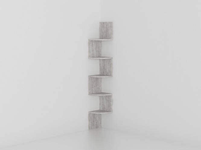 Угловая полка Forte Lilly Бетон 1224x200x200, цена 850 грн — Prom.ua ...