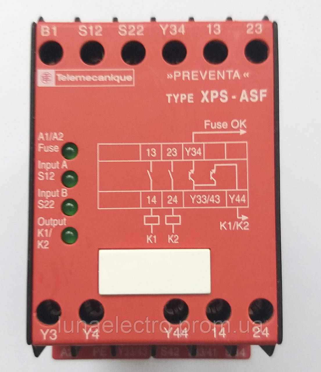 Реле безопасности Telemecanique (Schneider Electric) серии XPS-ASF 3442 ...