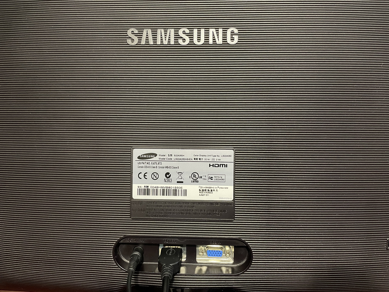 Купить Монитор SAMSUNG SyncMaster SA350, 21'', S22A350H, состояние ...