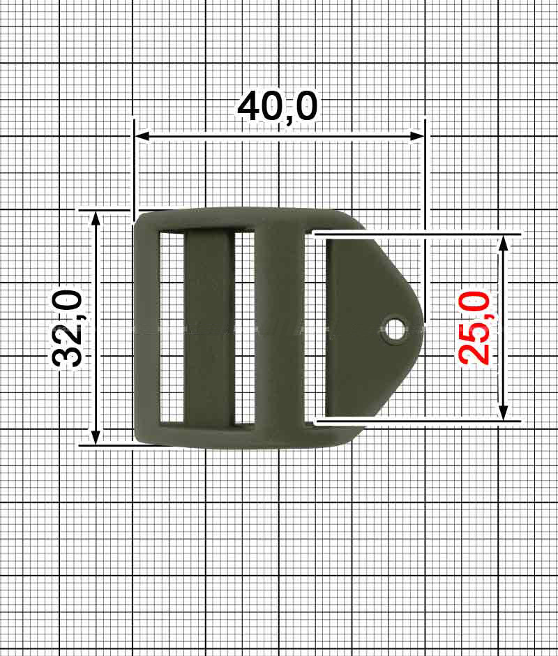 Пряжка трехщелевая A.FP-2206 25мм хаки: продажа, цена в Николаеве ...