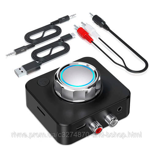 Bluetooth 5.0 аудио приемник ресивер звука 3D RCA AUX TF, BR04 (ID#1100895860), цена: 295 ...