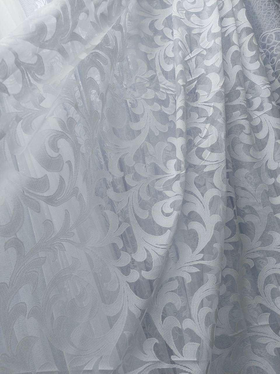 Тюль білий жакард із ламбрекеном Klara купити за найкращою ціною в Хмельницькому від компанії