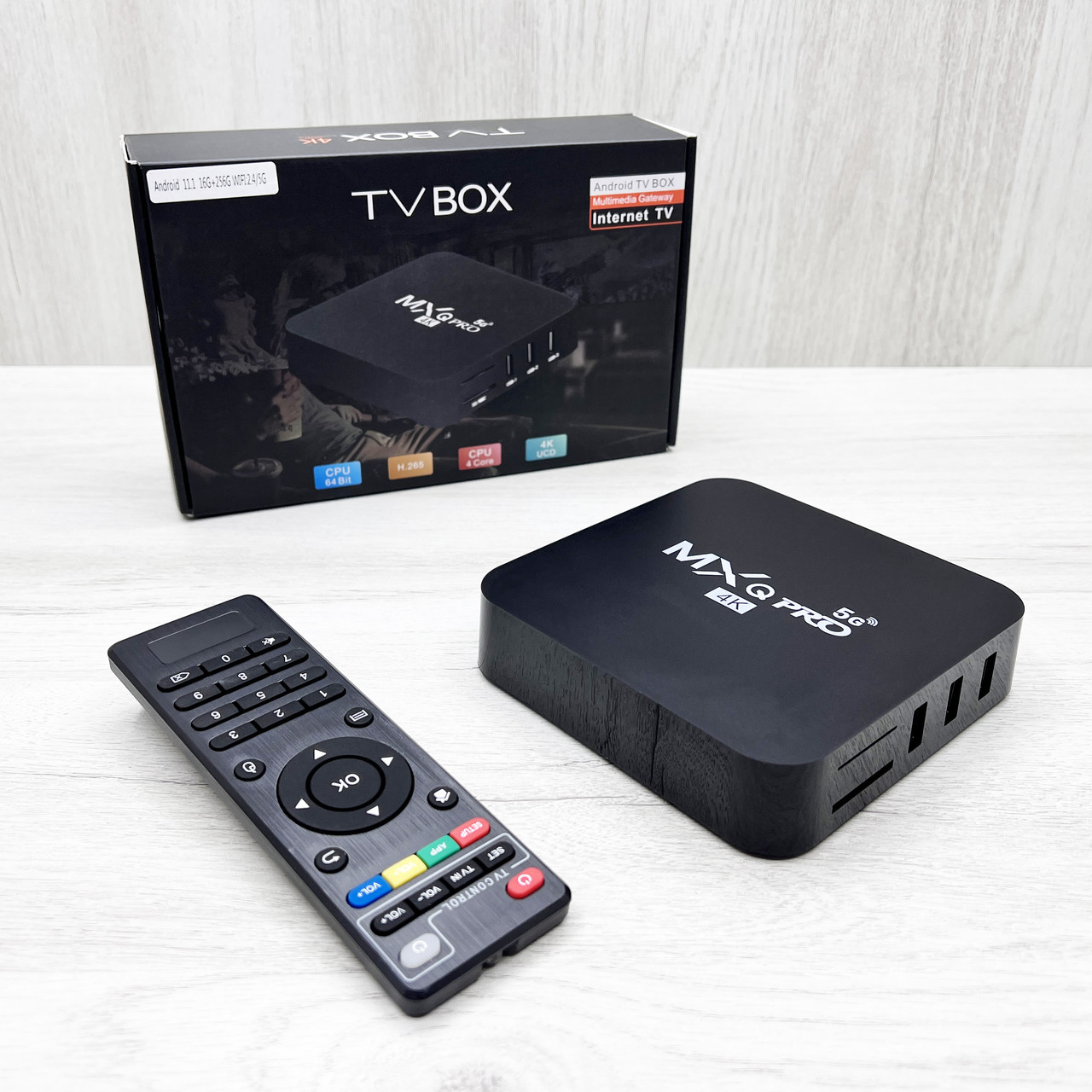 Смарт Тв-приставка MXQ PRO 4K 5G 2/16GB (чёрная) — Купить Недорого на ...