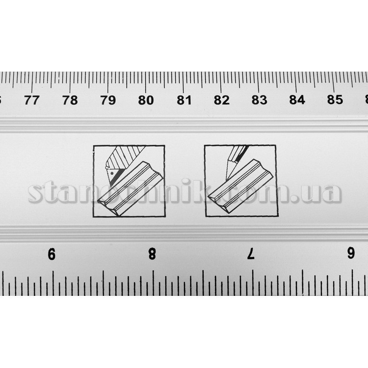 Линейка алюминиевая 1000 мм с пластиковой ручкой VOREL (19755) купить в ...
