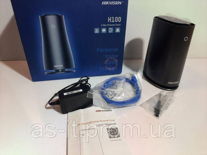 Купити Сервер NAS Hikvision H100i, 2 x 2.5" (без дисків) Wi-Fi AC, USB ...