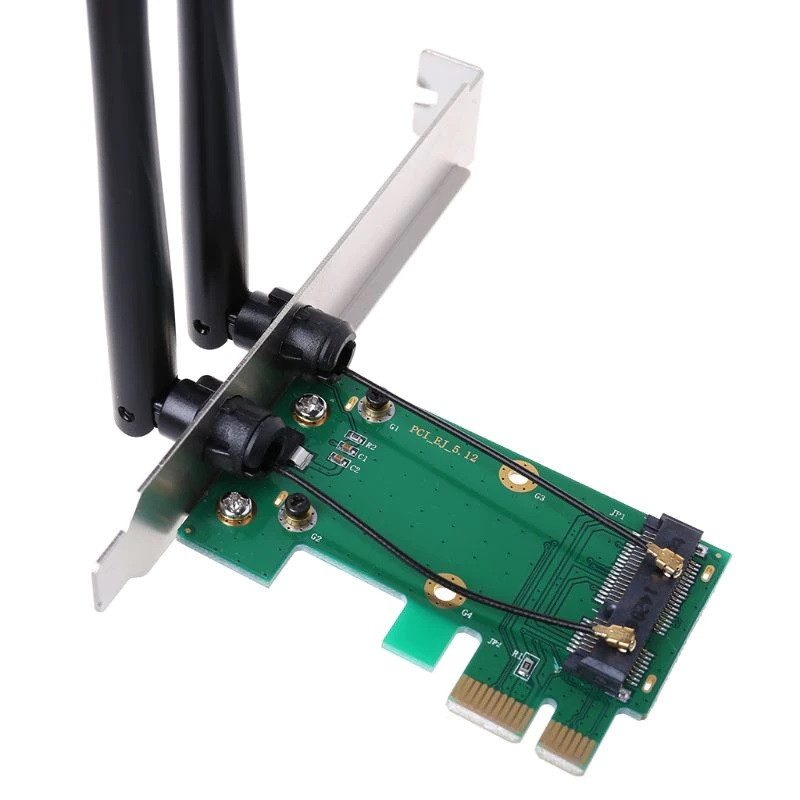 Адаптер PCI-E для мережної карти MINI PCI-e Wi-Fi + Bluetooth, TRY ...