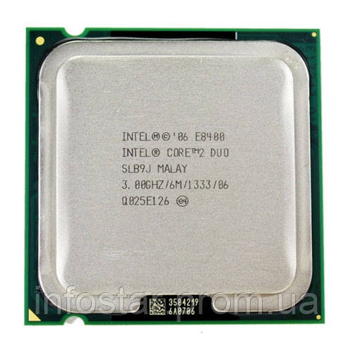 Процессор Intel Core 2 Duo E8400, 2 Ядра, 3ГГц, LGA 775 — Купить ...