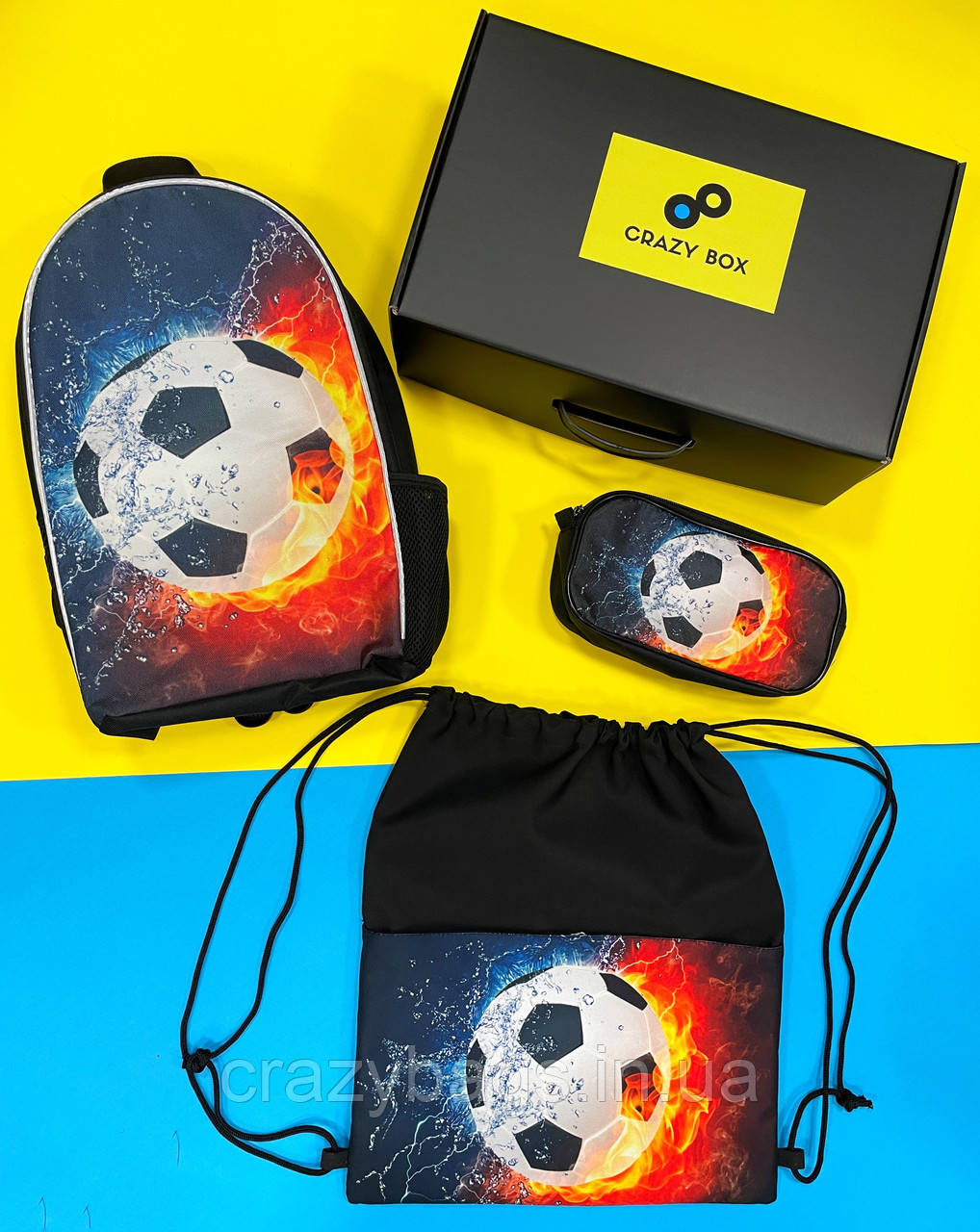 Подарунок хлопчику на День Народження коробка бокс Crazy Box Football ...