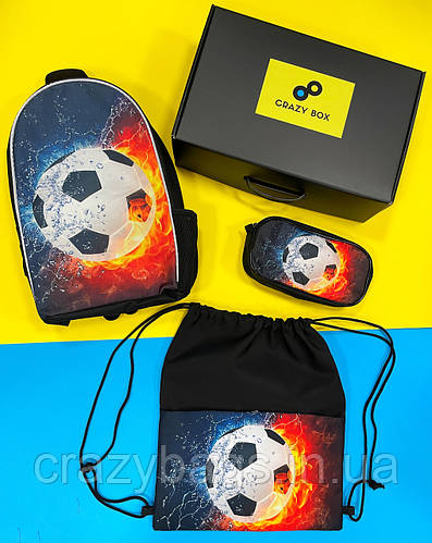 Подарунок хлопчику на День Народження коробка бокс Crazy Box Football ...