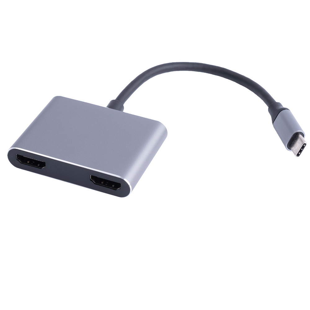 Купить Переходник USB type C "папа" to 2 HDMI "мама LJ, цена 1023.50 ...