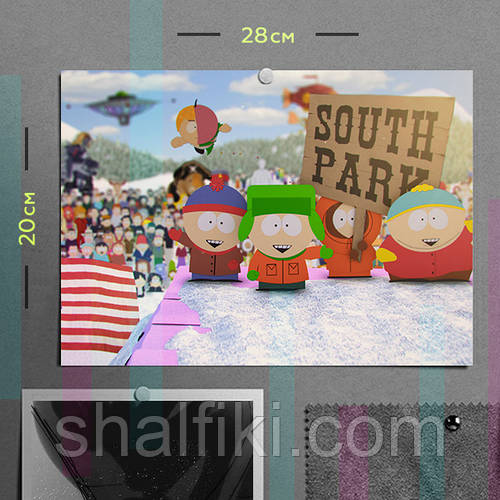 Купити "Південний парк / South Park" плакат (постер) розміром А4 ...