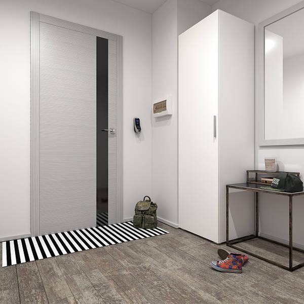 Шафа для одягу і речей Mebelproff P 12 шафа пенал з полицями і штангою в спальню вітальню