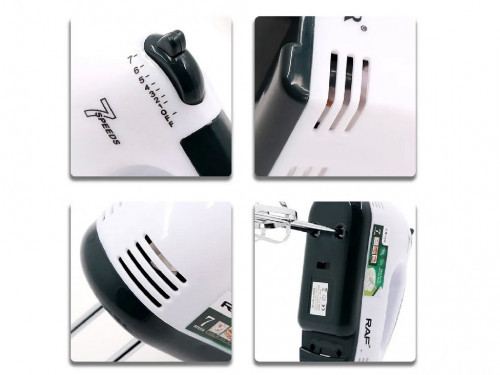 Купить Миксер двухстержневой RAF R.6633 260Вт 7 скоростей, цена 420 ₴ — Prom.ua (ID#1710929898)