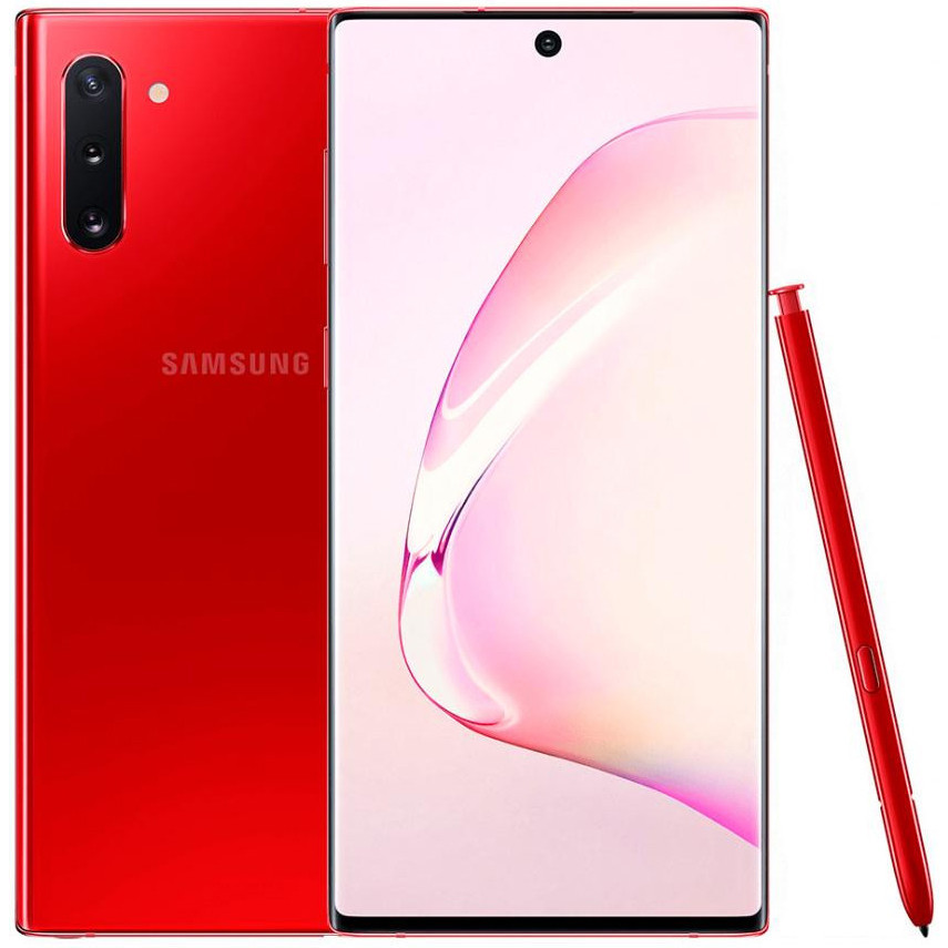 Смартфон Samsung Galaxy Note 10 Single 256gb N970u Aura Red Us 1sim