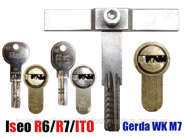 Купить ISEO R7/R6/ITO/Gerda WK M7 отмычка, цена 6500 ₴ — Prom.ua (ID#1710973449)